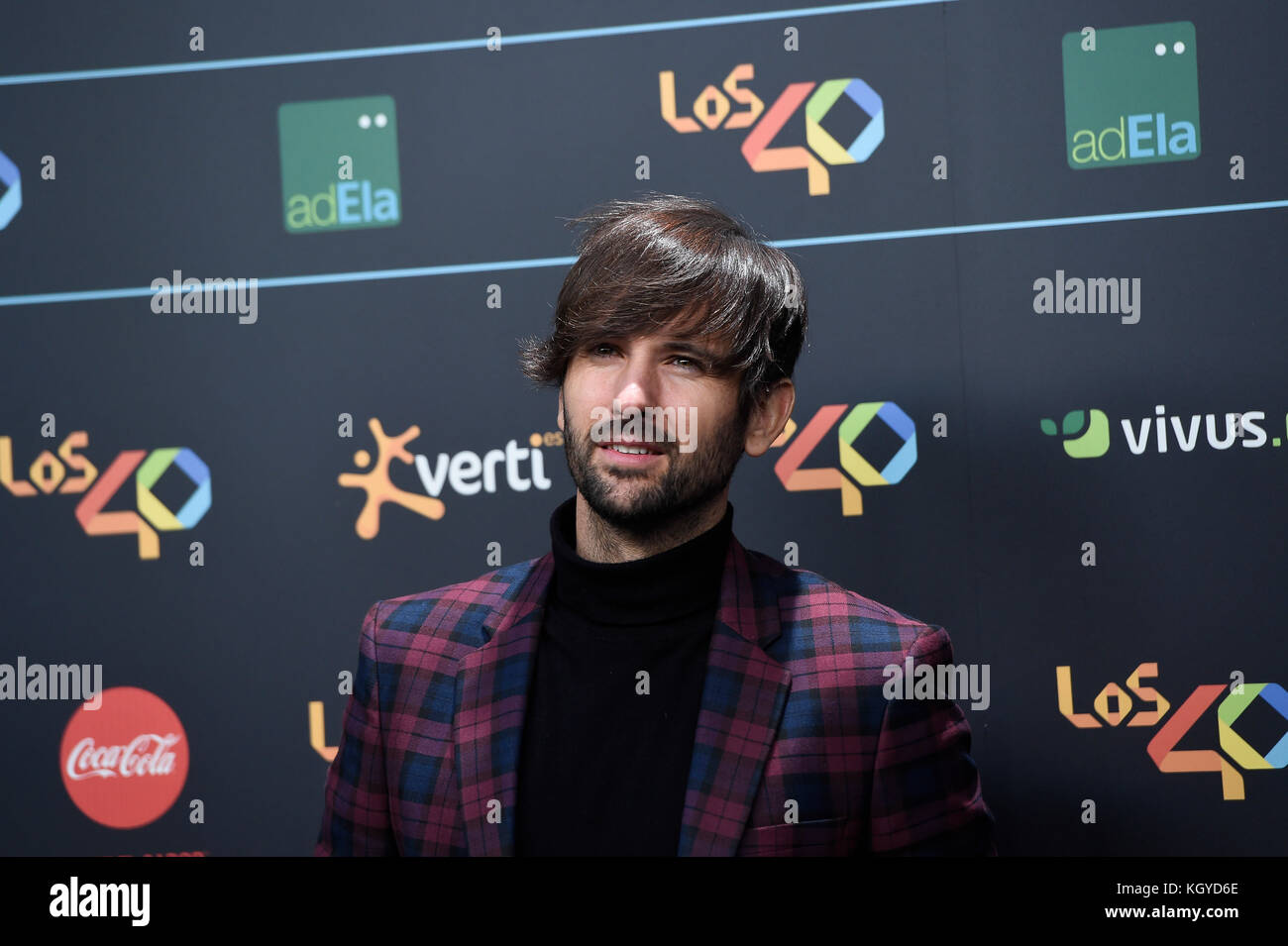Madrid, Spain. 10th Nov, 2017. Singer David Otero 'El Pescao'' during ...