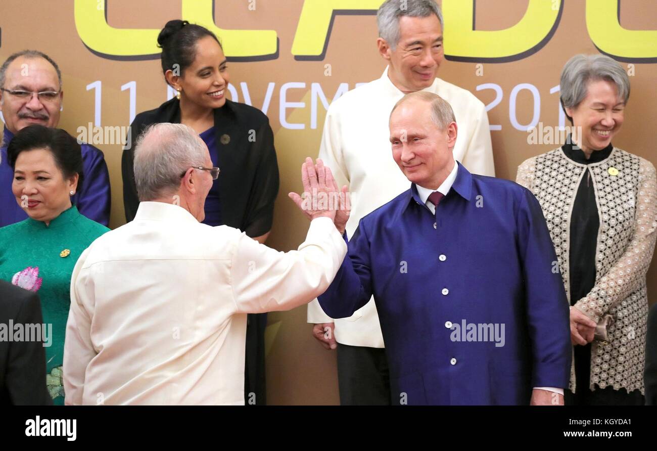Danang, Vietnam. 10th Nov, 2017. Russian President Vladimir Putin ...