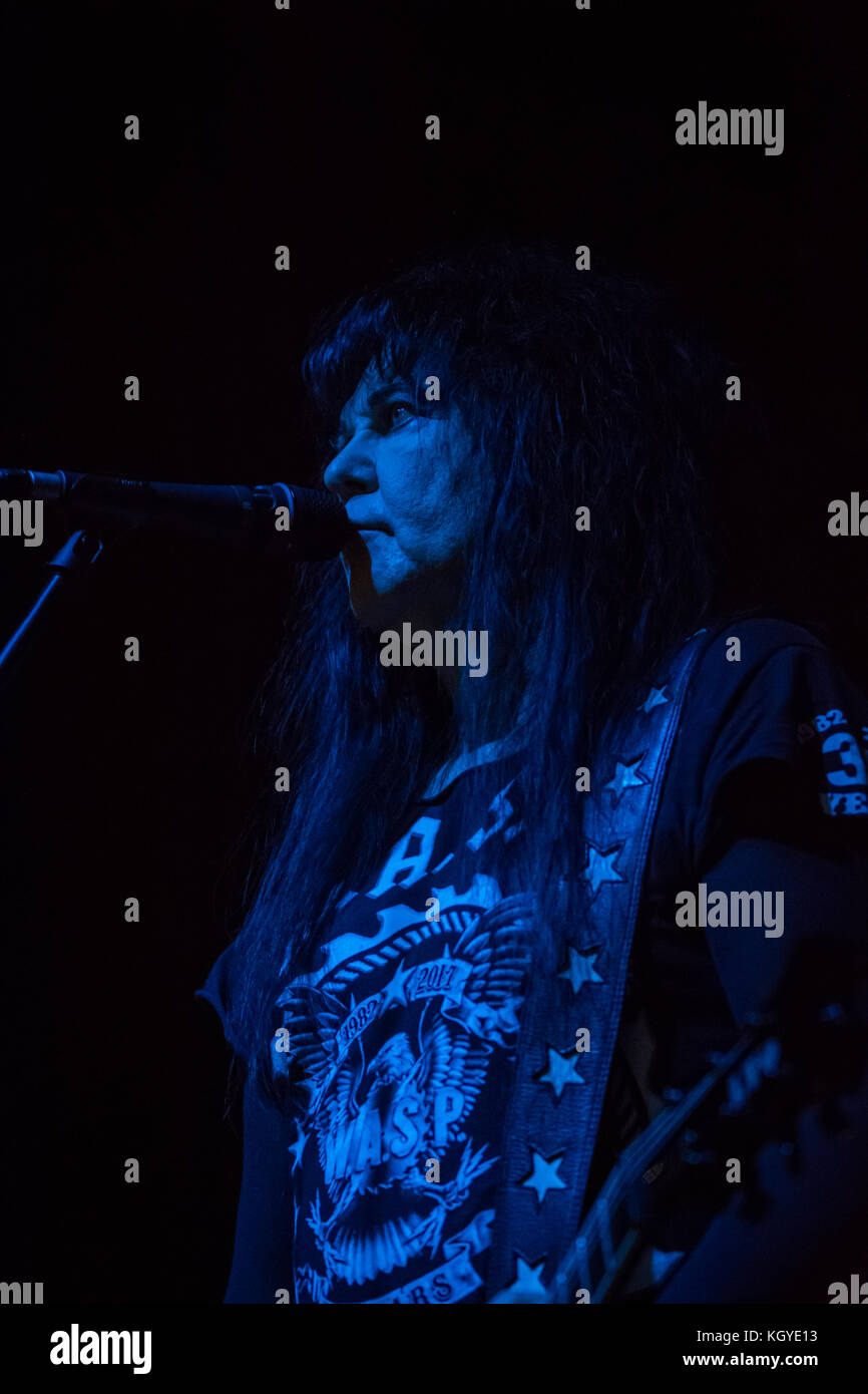 Milan, Italy. 9th Nov, 2017. American heavy metal band WASP performs at ...