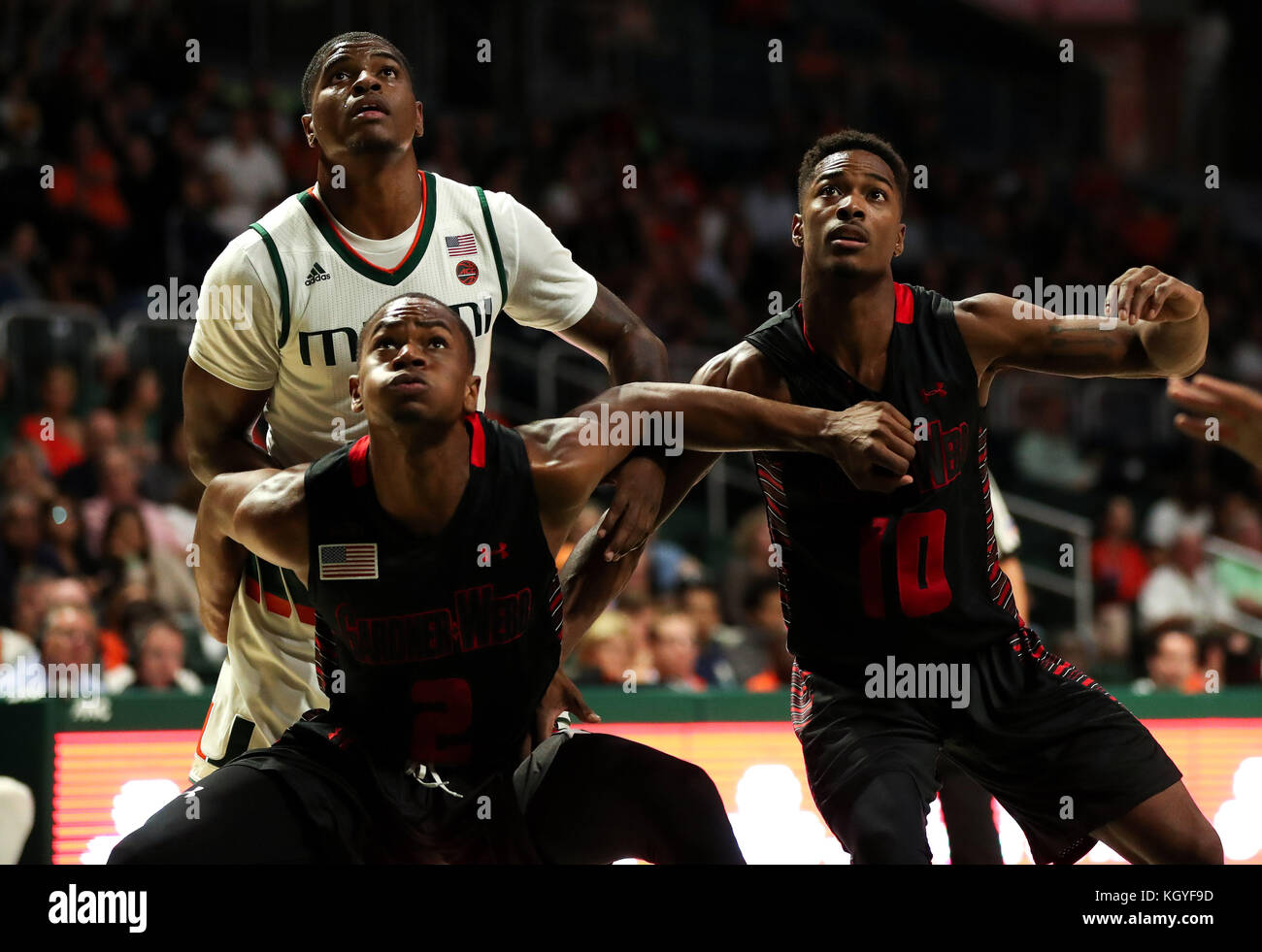 Coral Gables, Florida, USA. 10th Nov, 2017. Gardner-Webb Bulldogs ...