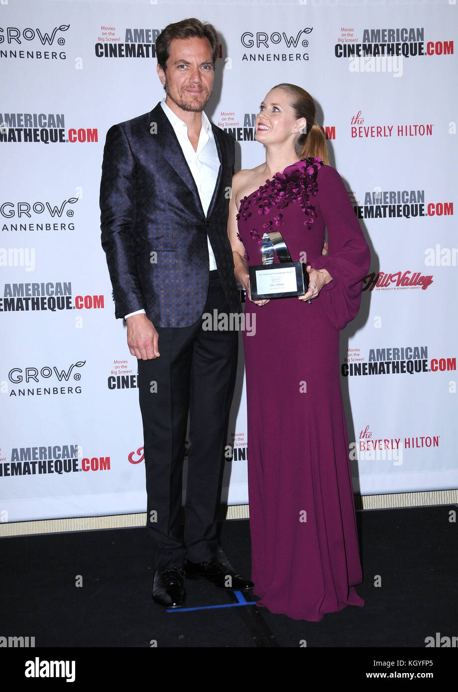 Beverly Hills, CA, USA. 10th Nov, 2017. Michael Shannon, Amy Adams ...