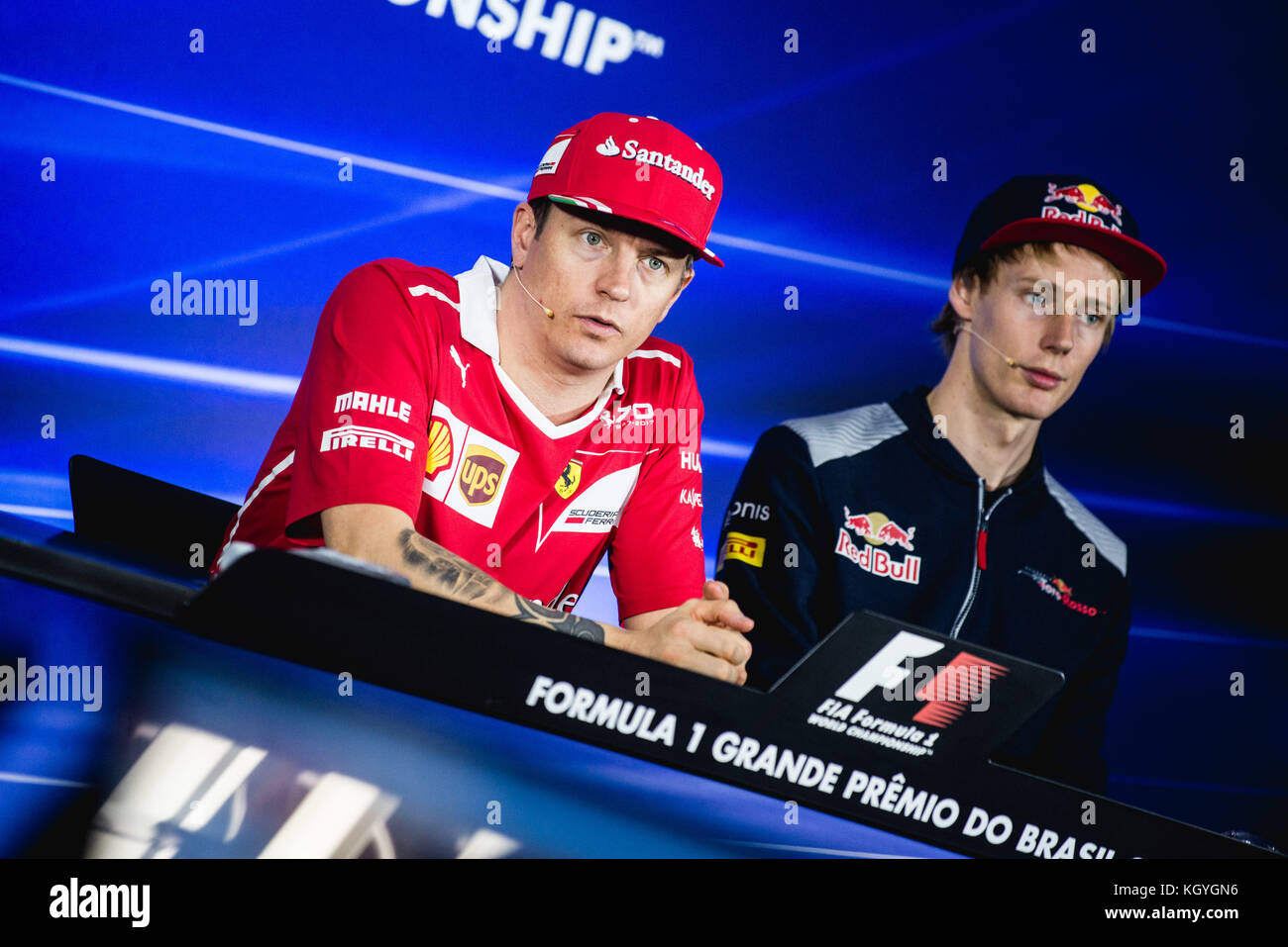 Esteban ocon press conference hi-res stock photography and images - Alamy