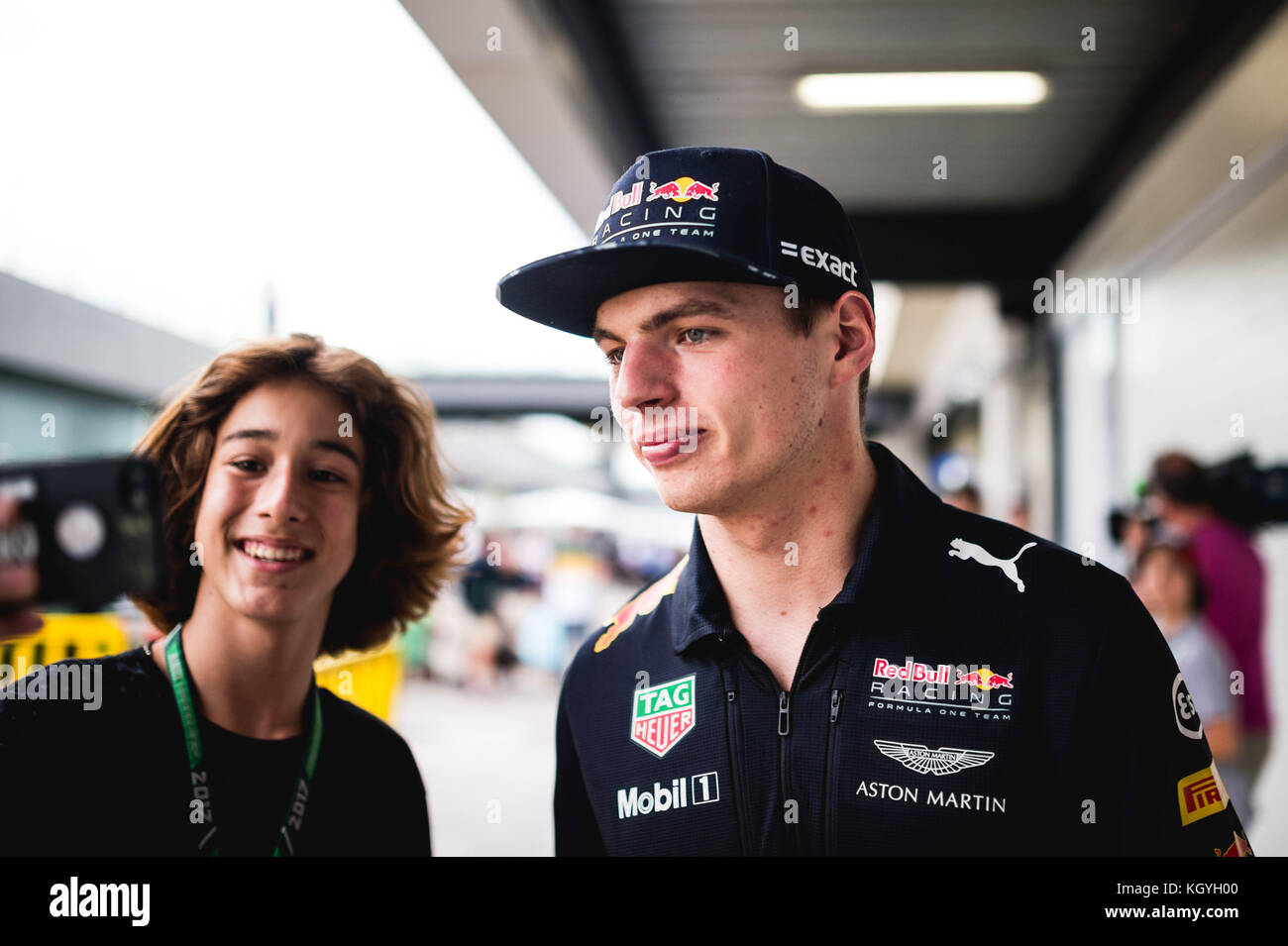 SÃO PAULO, SP - 10.11.2017: 2017 F1 GP BRAZIL - Max Verstappen (NED) during the free practice ...