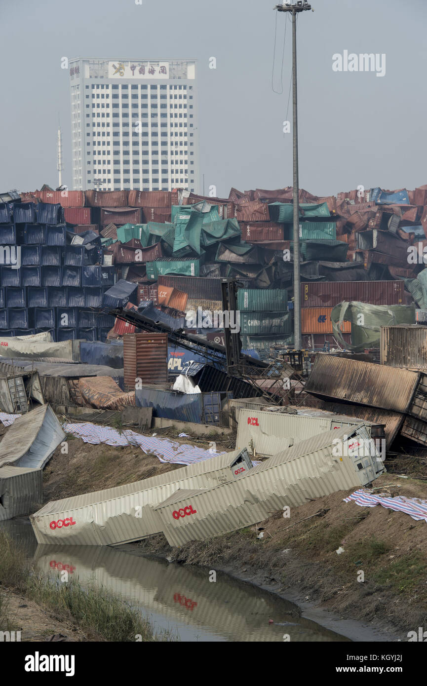 Tianjin explosion hi-res stock photography and images - Alamy