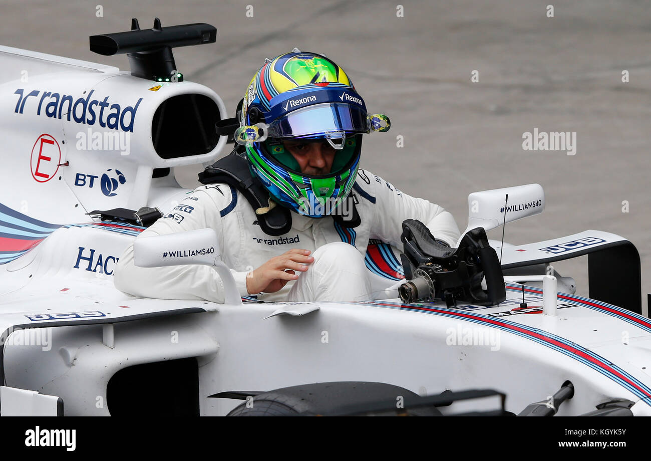 Sao Paulo, Brazil. 11th Nov, 2017. Brazilian Felipe Massa of Williams ...
