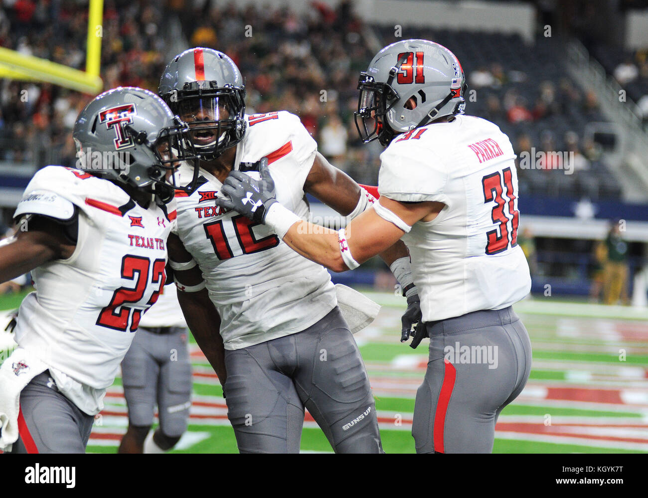 Texas tech football celebrates hi-res stock photography and images - Alamy
