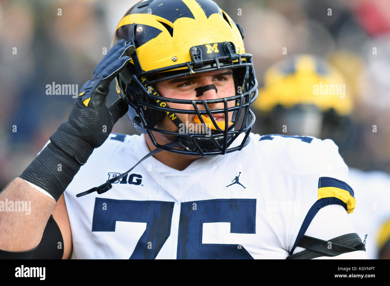 College Park, Maryland, USA. 11th Nov, 2017. Michigan Wolverines ...