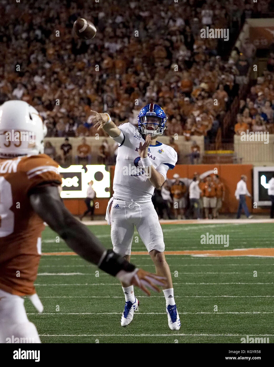 Nov 11, 2017. Carter Stanley #9 of the Kansas Jayhawks in action vs the ...