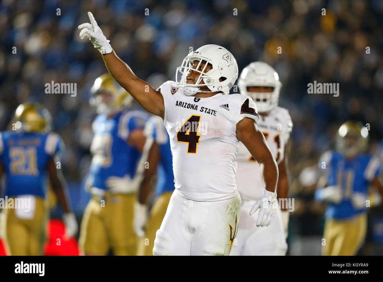 November 11, 2017 Arizona State Sun Devils running back Demario Richard ...