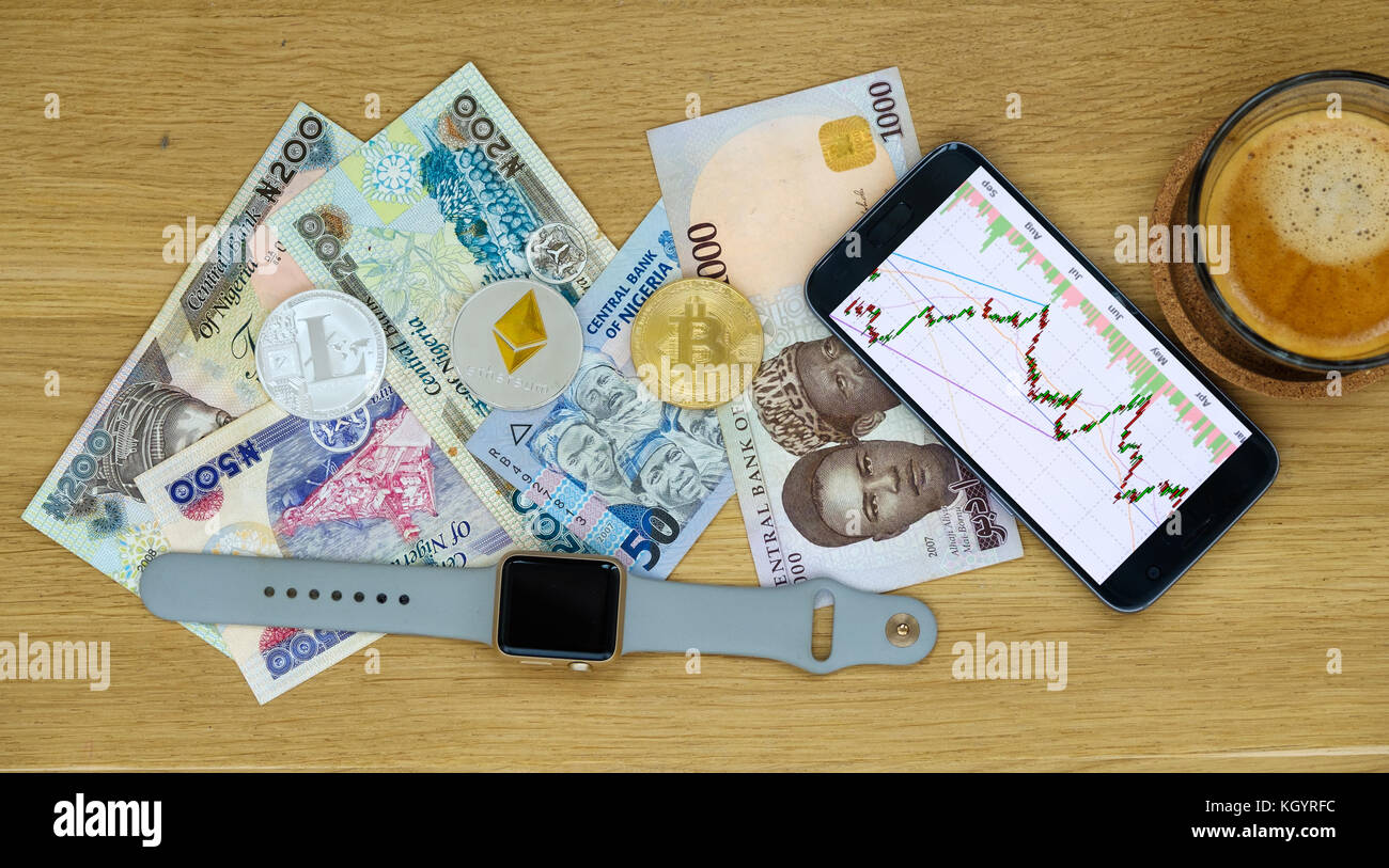 Objects on the table, top view Stock Photo - Alamy