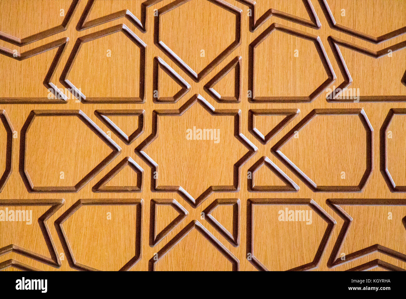 Ottoman Turkish art with geometric patterns on surfaces Stock Photo - Alamy