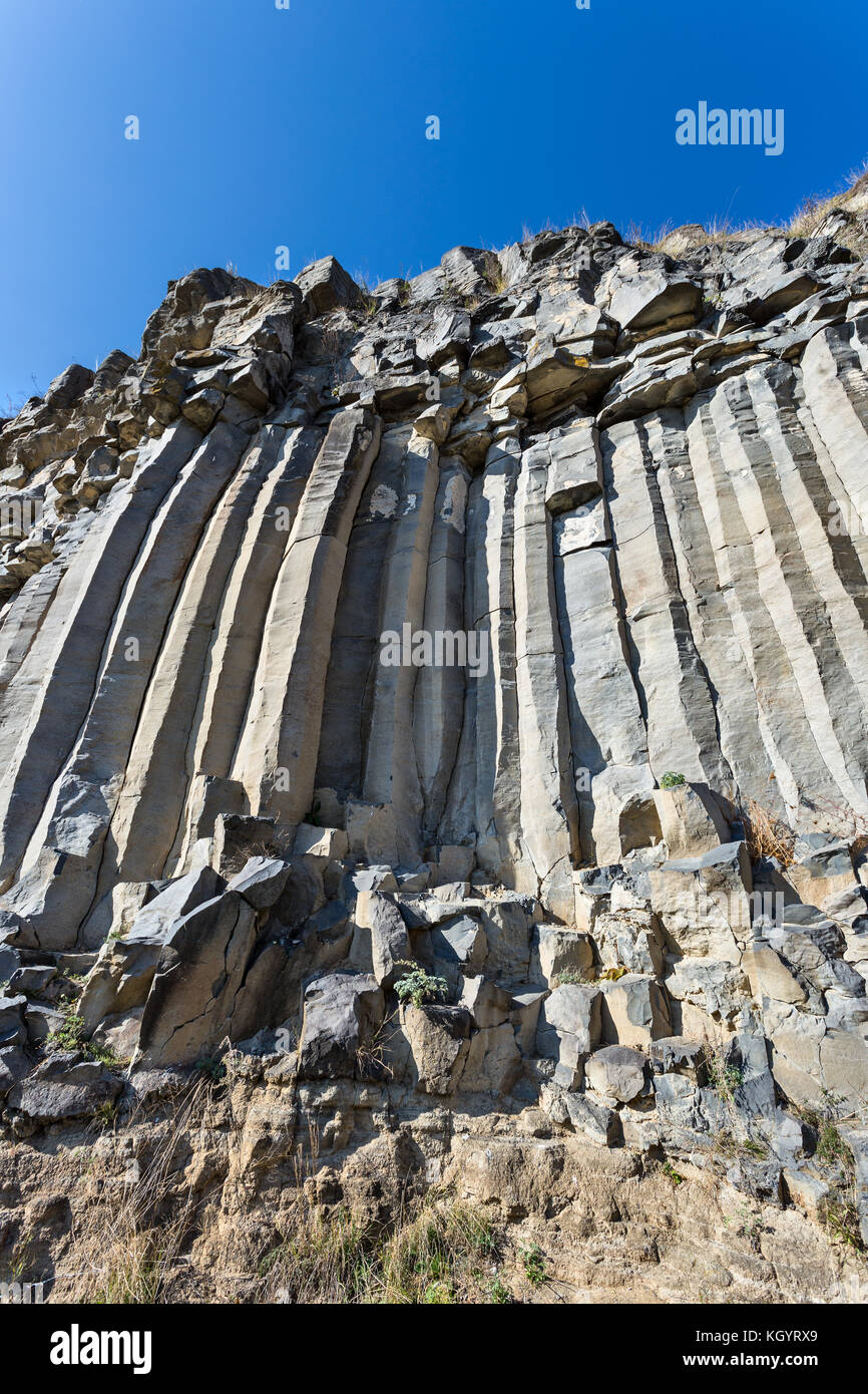 Basalt columns from Racos town in Brasov, Romania Stock Photo - Alamy