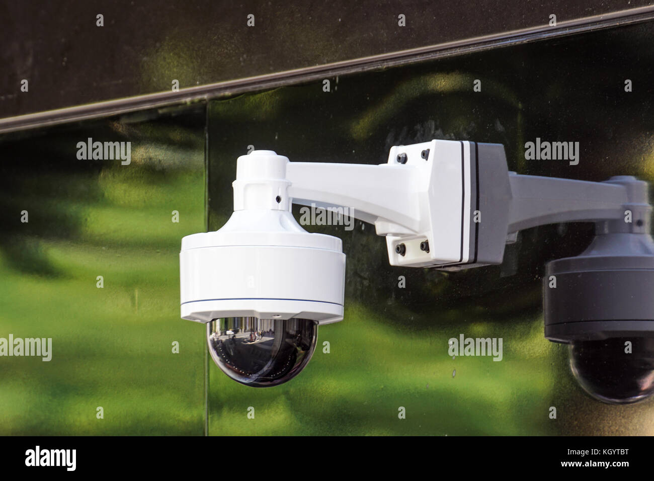 High tech overhead security camera fot videosurveillance Stock Photo ...