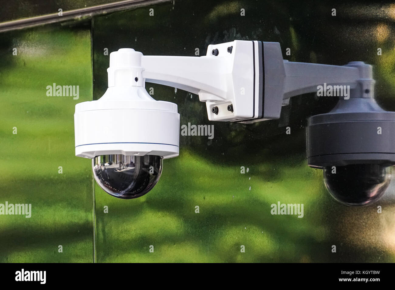 High tech overhead security camera fot videosurveillance Stock Photo ...