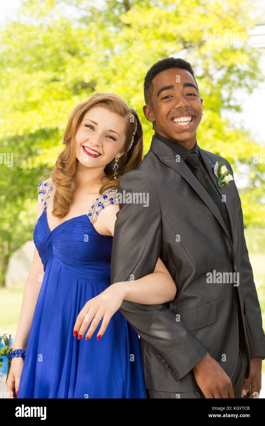 Diverse young teens getting ready for the prom Stock Photo - Alamy