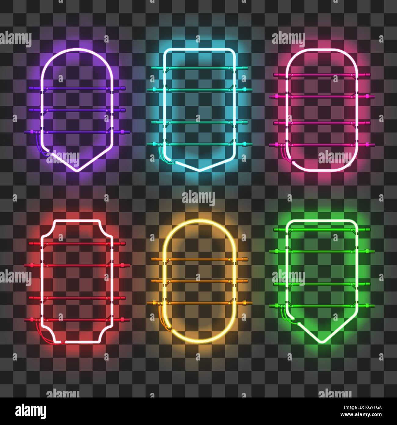 Glowing triangle on transparent Stock Vector Images - Alamy