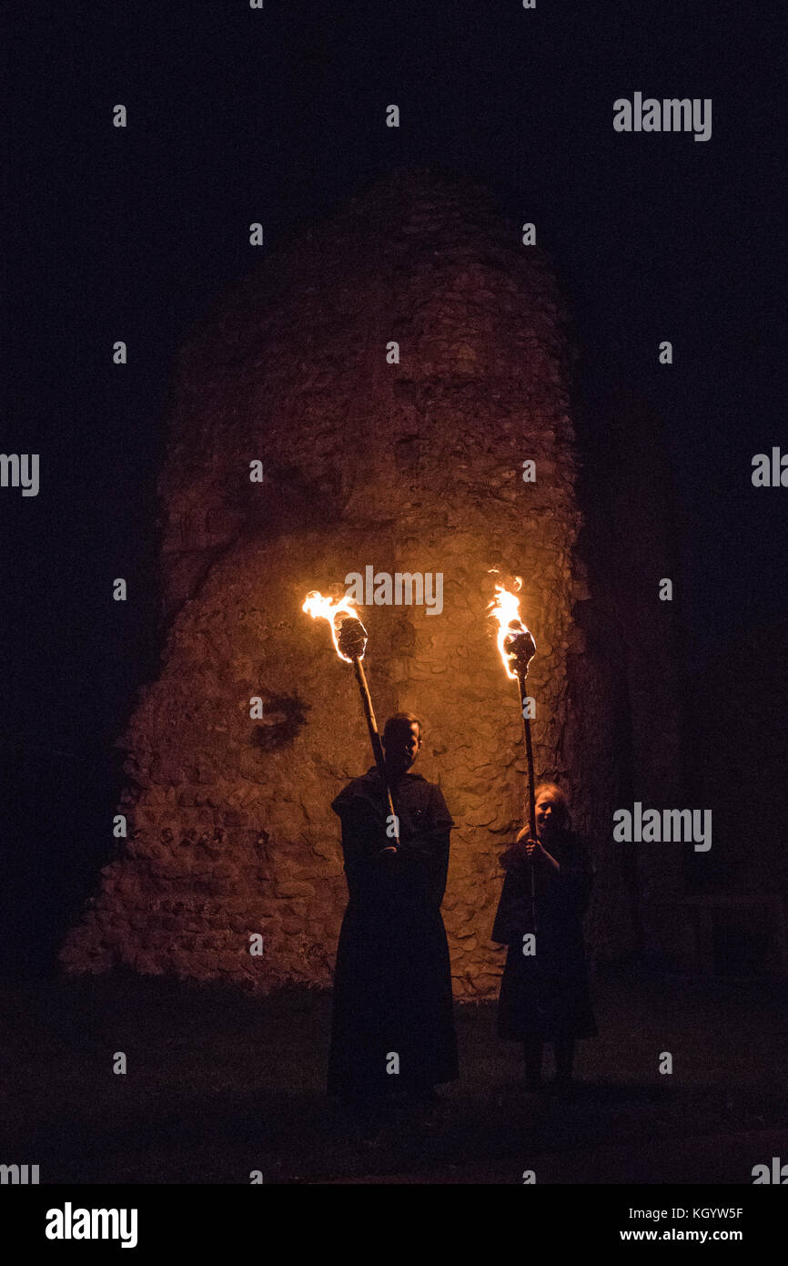 Bonfire Night in Lewes 2017 Stock Photo - Alamy