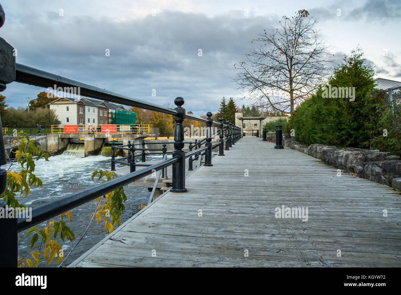 Riverside Trail Lindsay Ontario Canada Stock Photo - Alamy