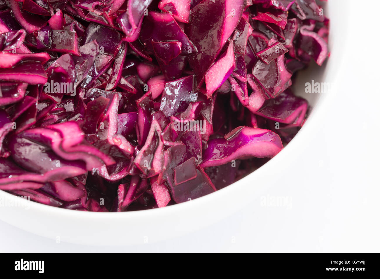 Inside of a red cabbage hi-res stock photography and images - Alamy