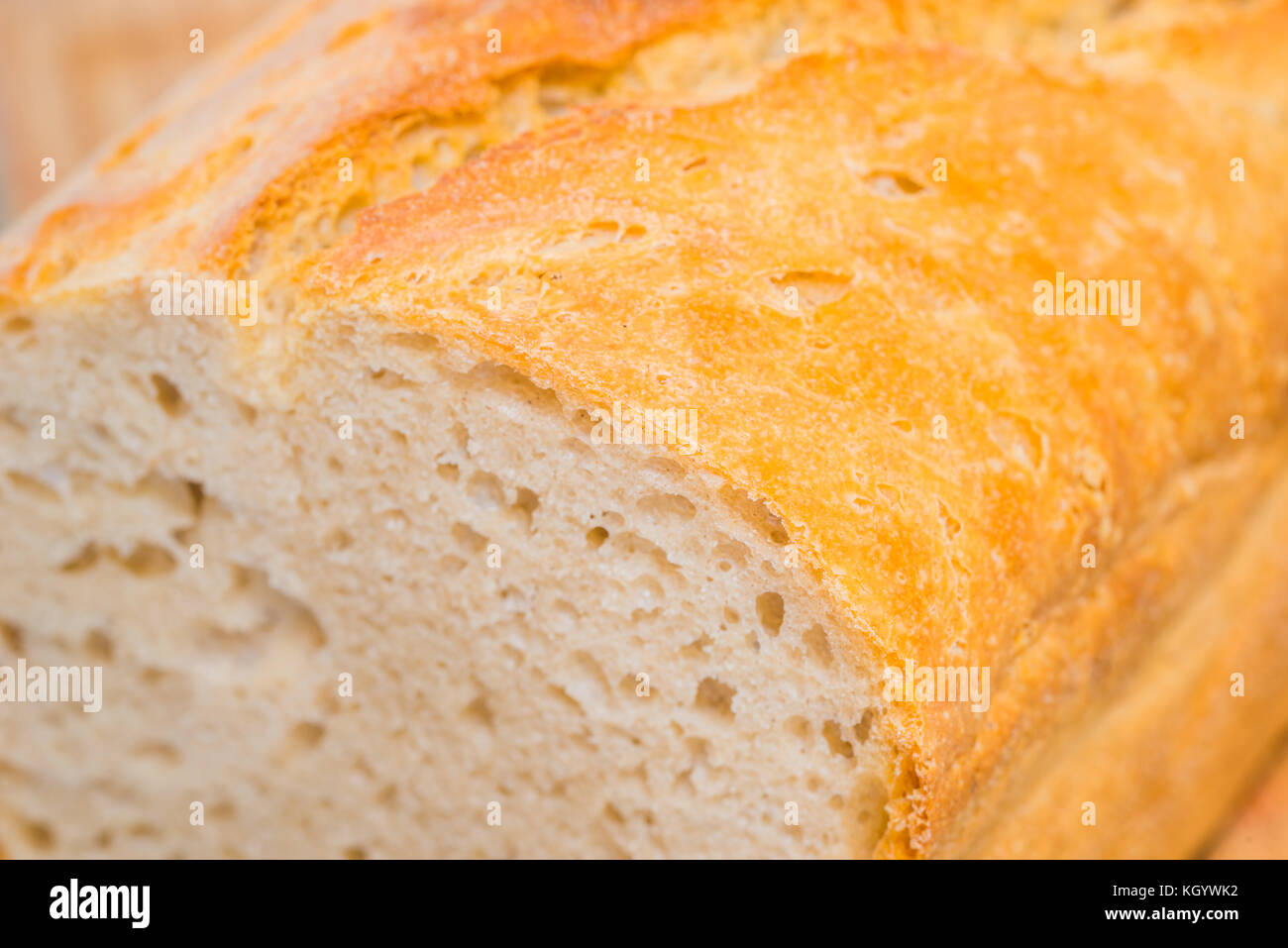 Half of A Bread Stock Photo - Alamy