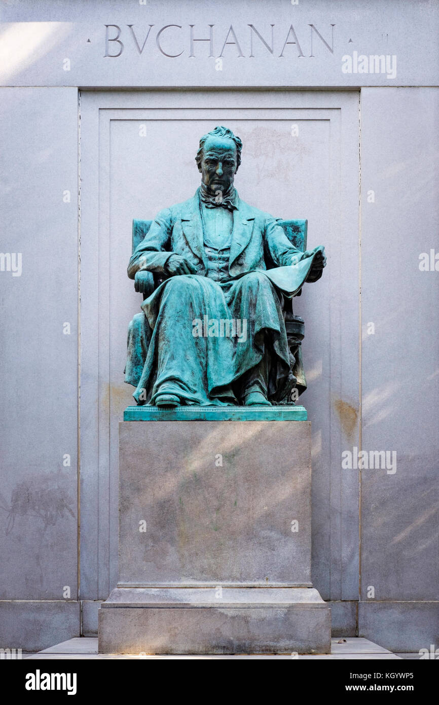 James Buchanan Memorial at Meridian Hill Park Northwest, Columbia ...