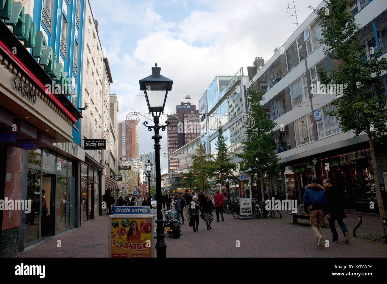 Rotterdam city centre Stock Photo - Alamy