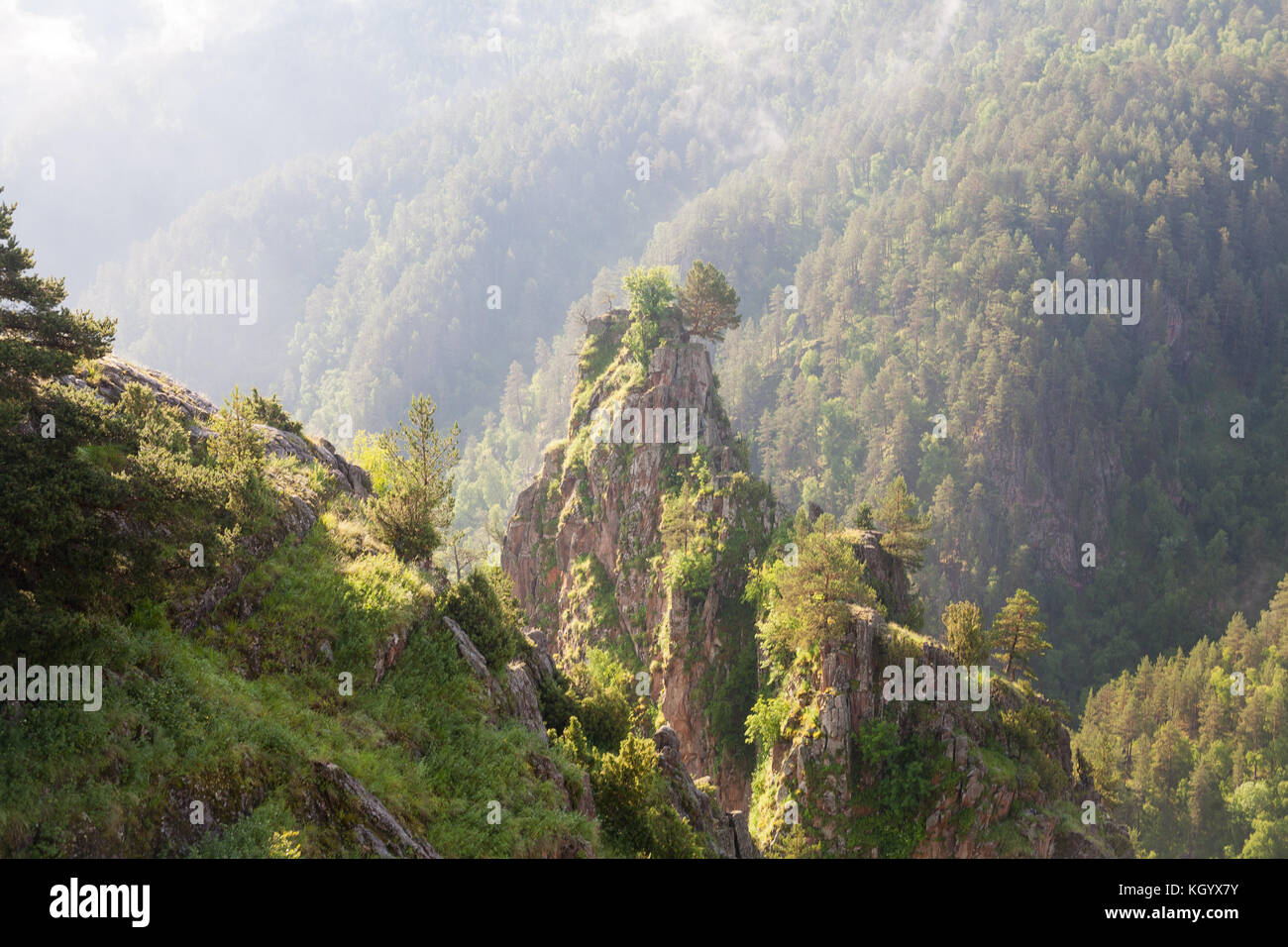 Mountain range landscape Stock Photo - Alamy