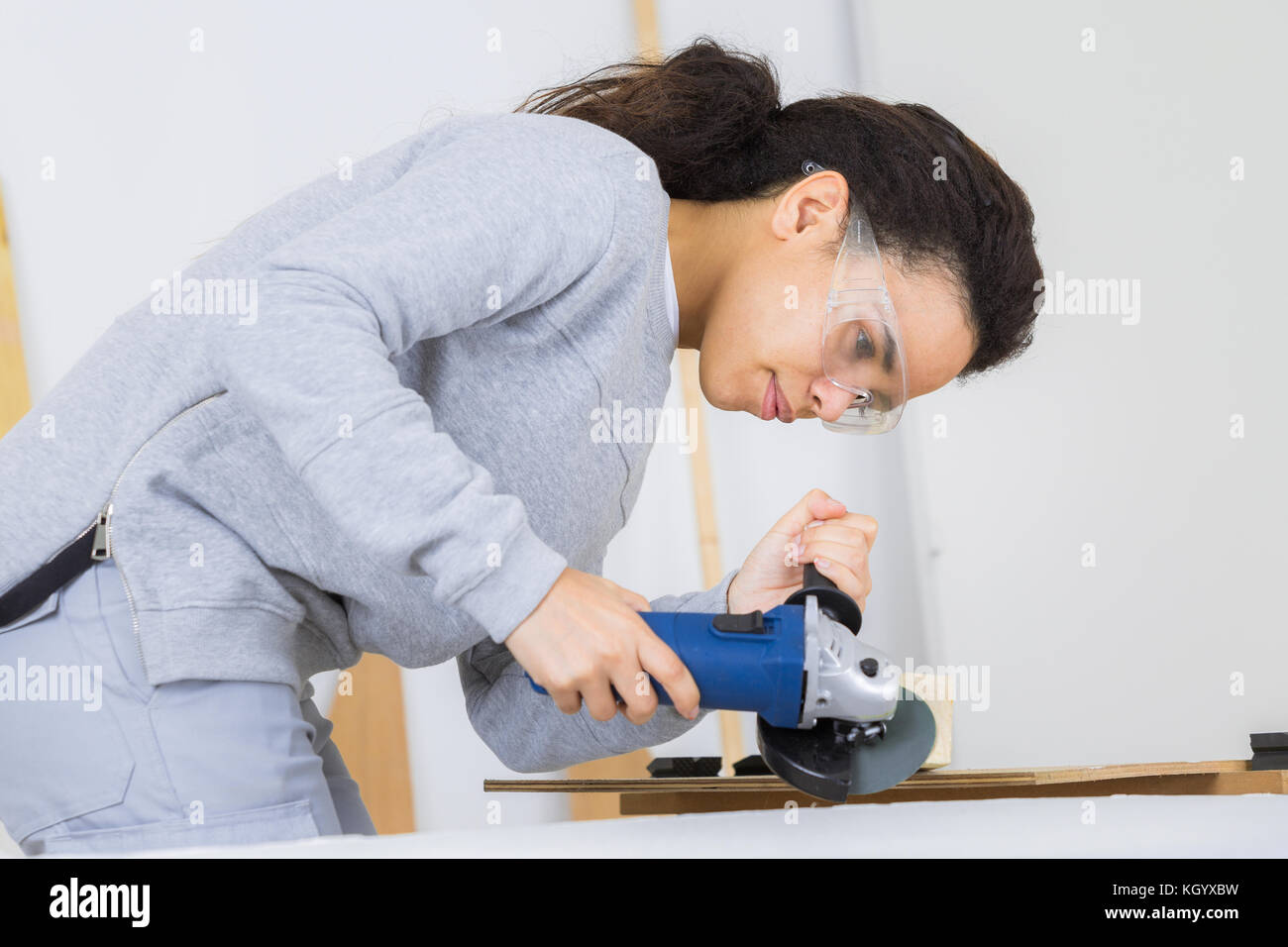 Handheld metal grinder hi-res stock photography and images - Alamy