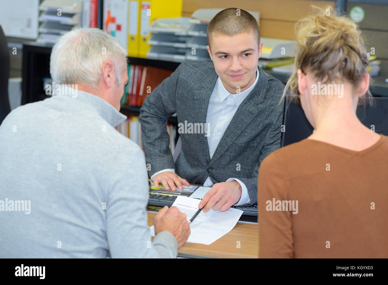 doing the deal Stock Photo - Alamy