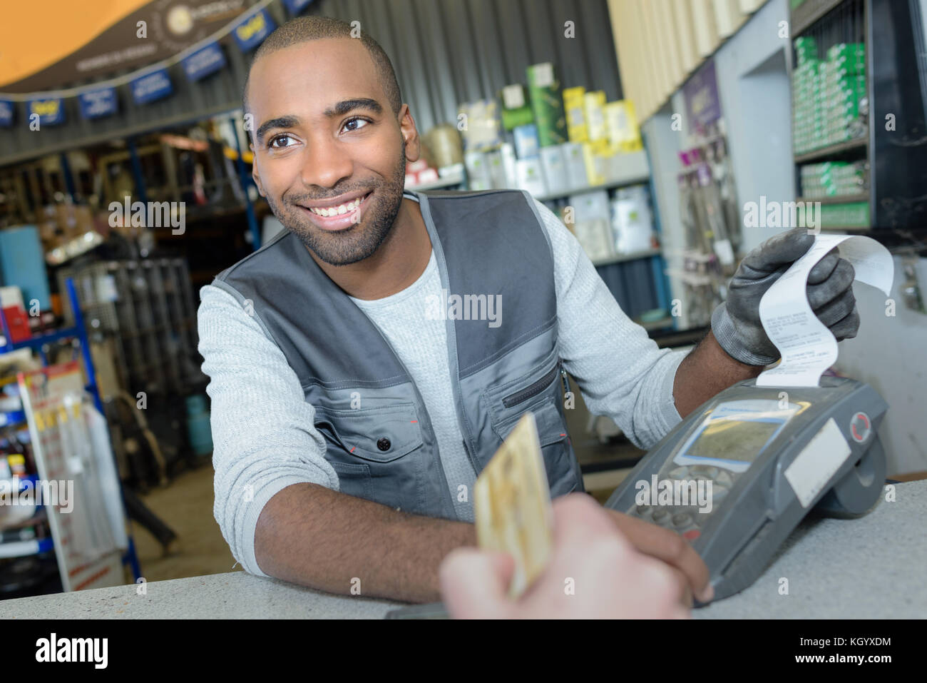 payment for the service Stock Photo - Alamy