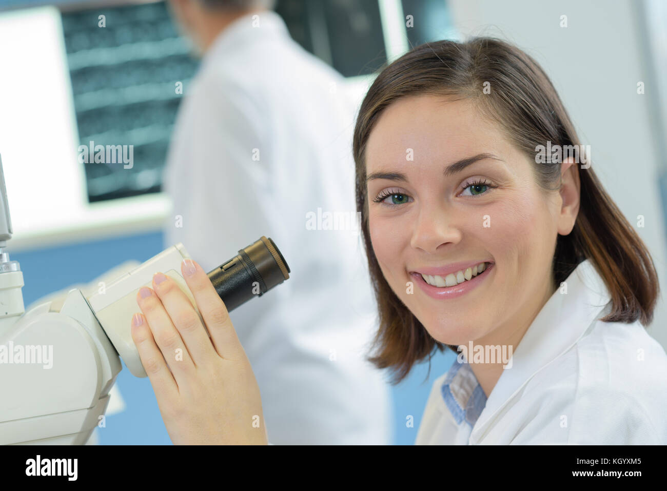 research personnel posing Stock Photo - Alamy