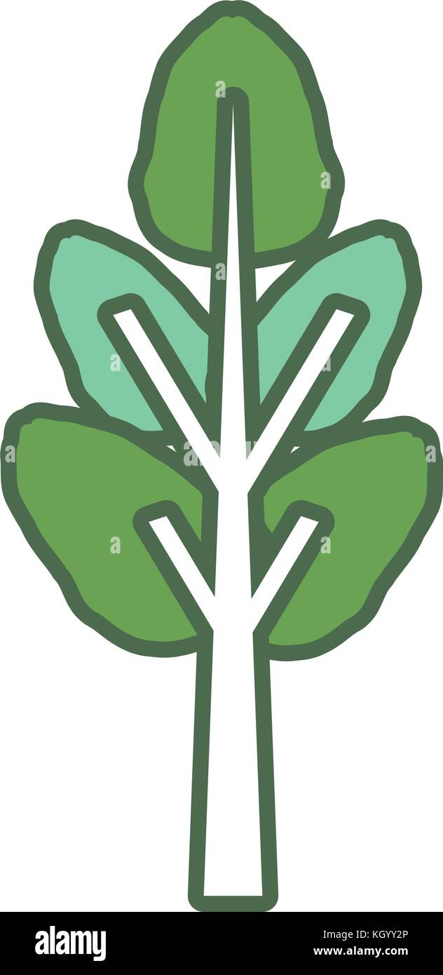 tree icon over white background vector illustration Stock Vector Image ...