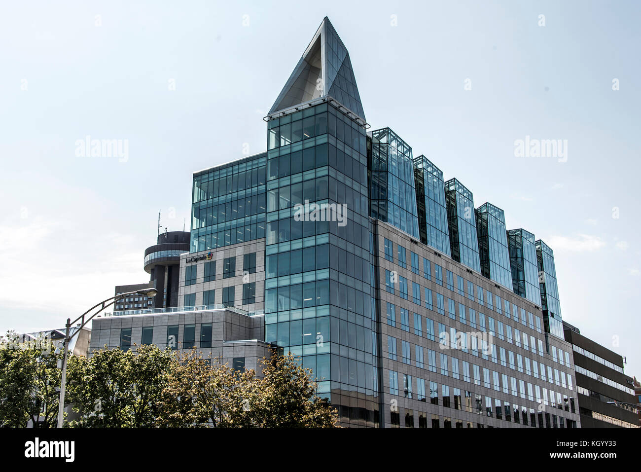 Quebec City, Canada 19.09.2017 cityscape view of Seminary, modern ...