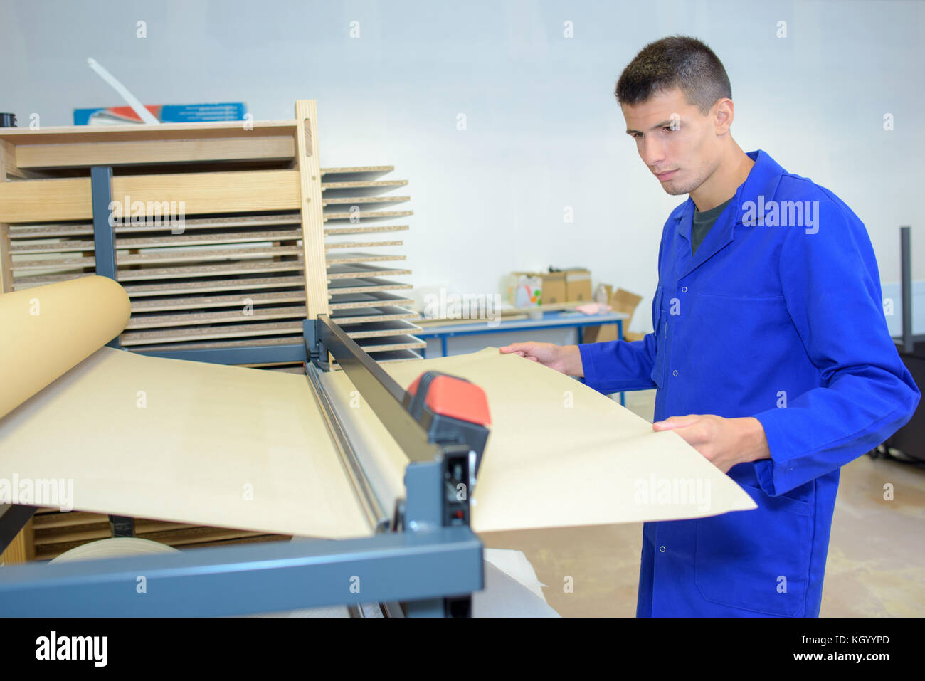 rolling machine operator Stock Photo - Alamy
