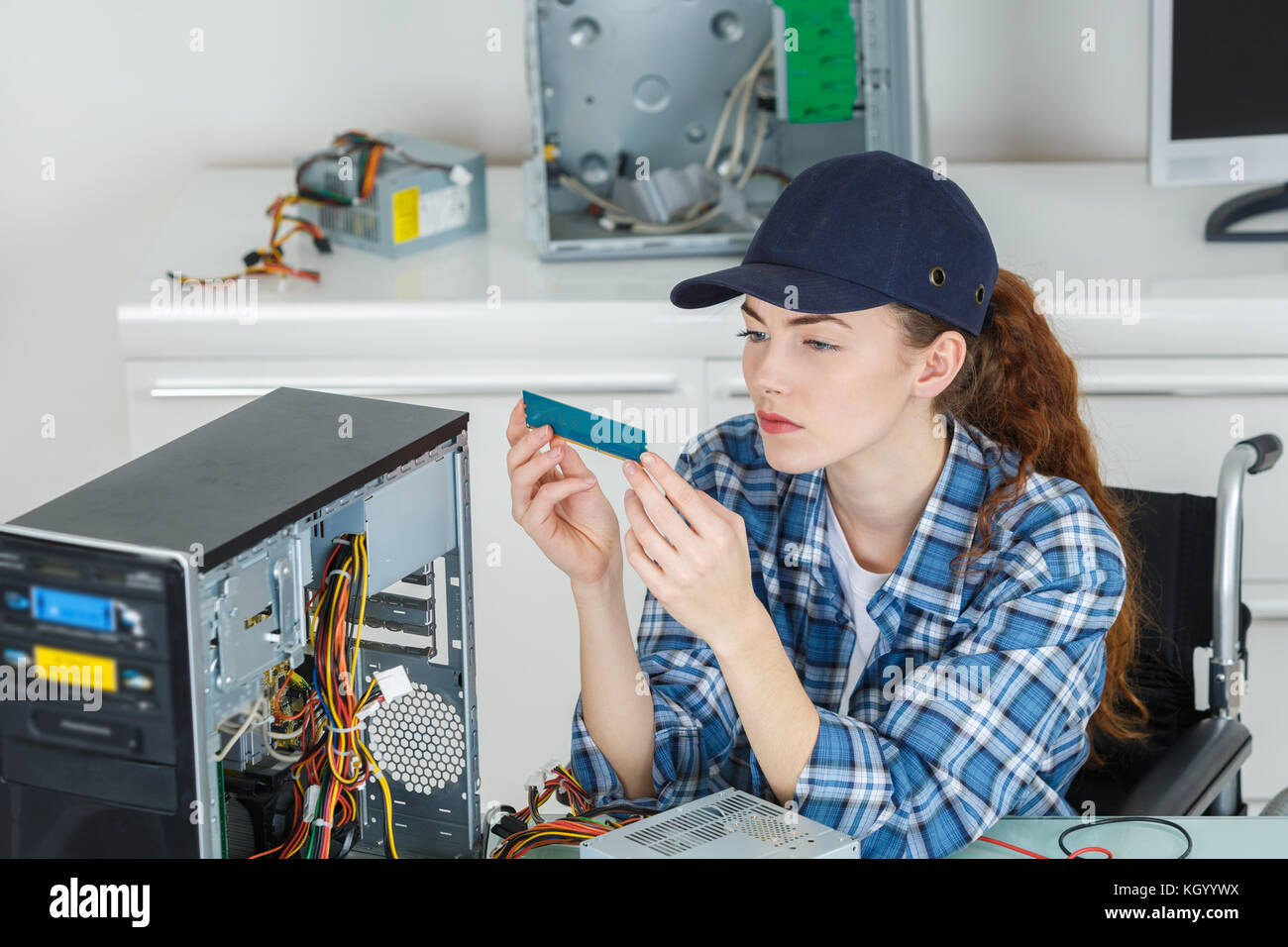 Female Computer Technician