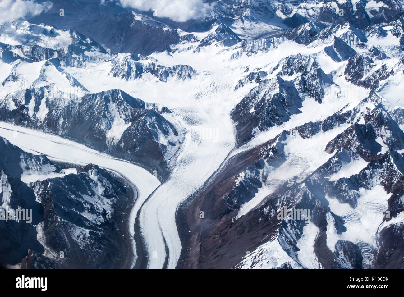 Kashmir Valley - Birds Eye View Stock Photo - Alamy