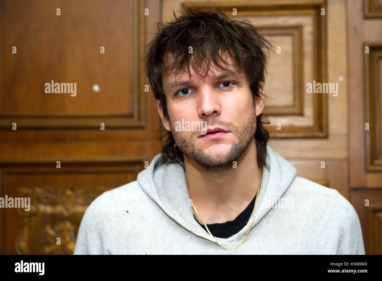 Martin Johnson during a photocall at Hotel Michelberger on November 10 ...