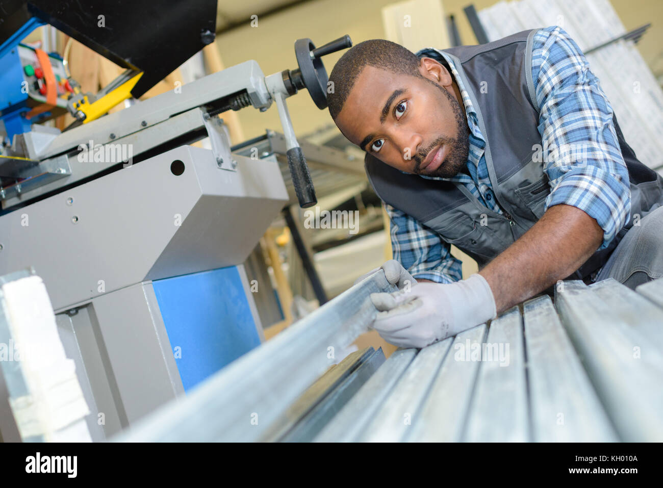 rolling machine setter Stock Photo - Alamy