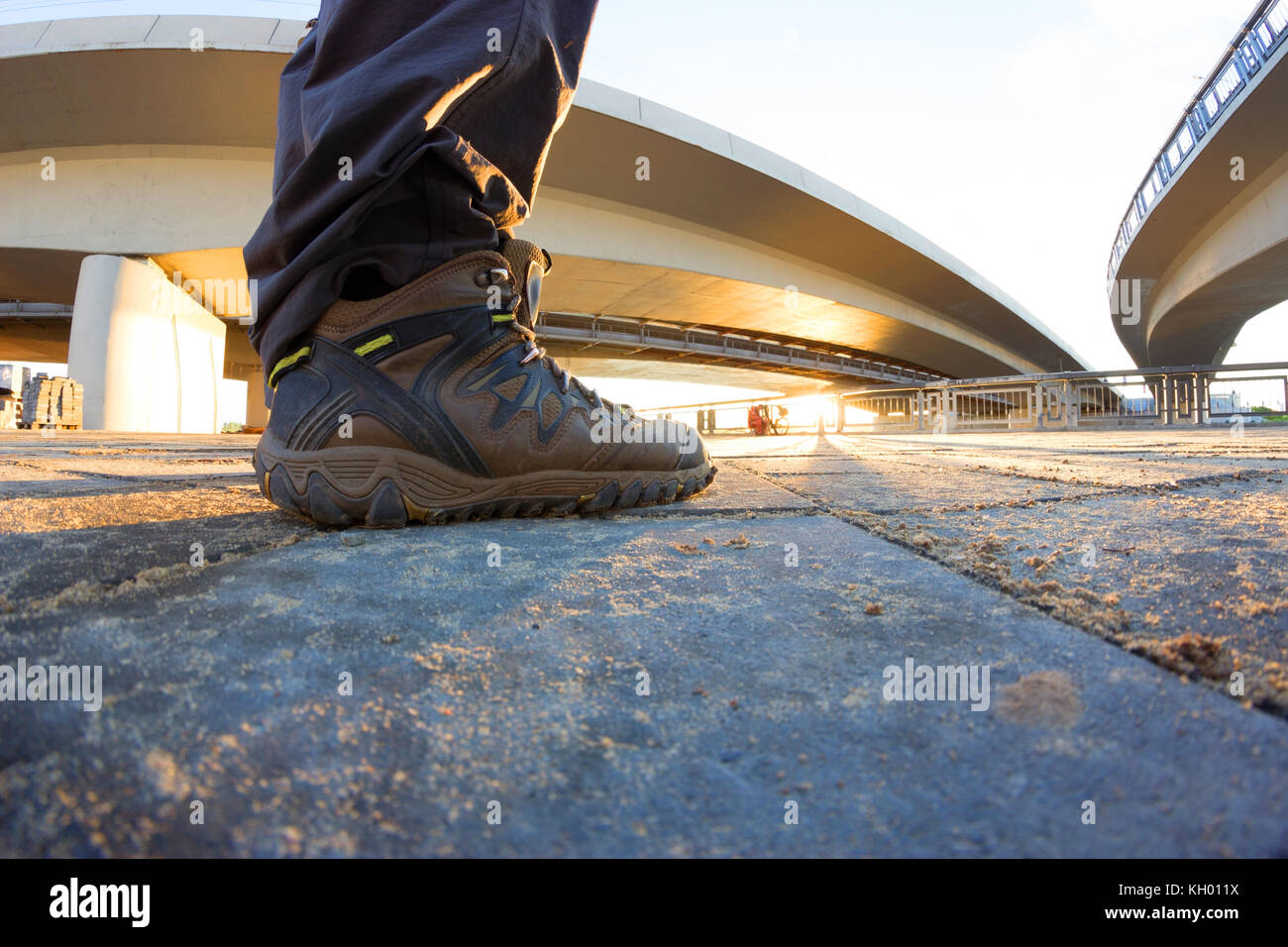 legs of a man in snickers. sport concept Stock Photo - Alamy