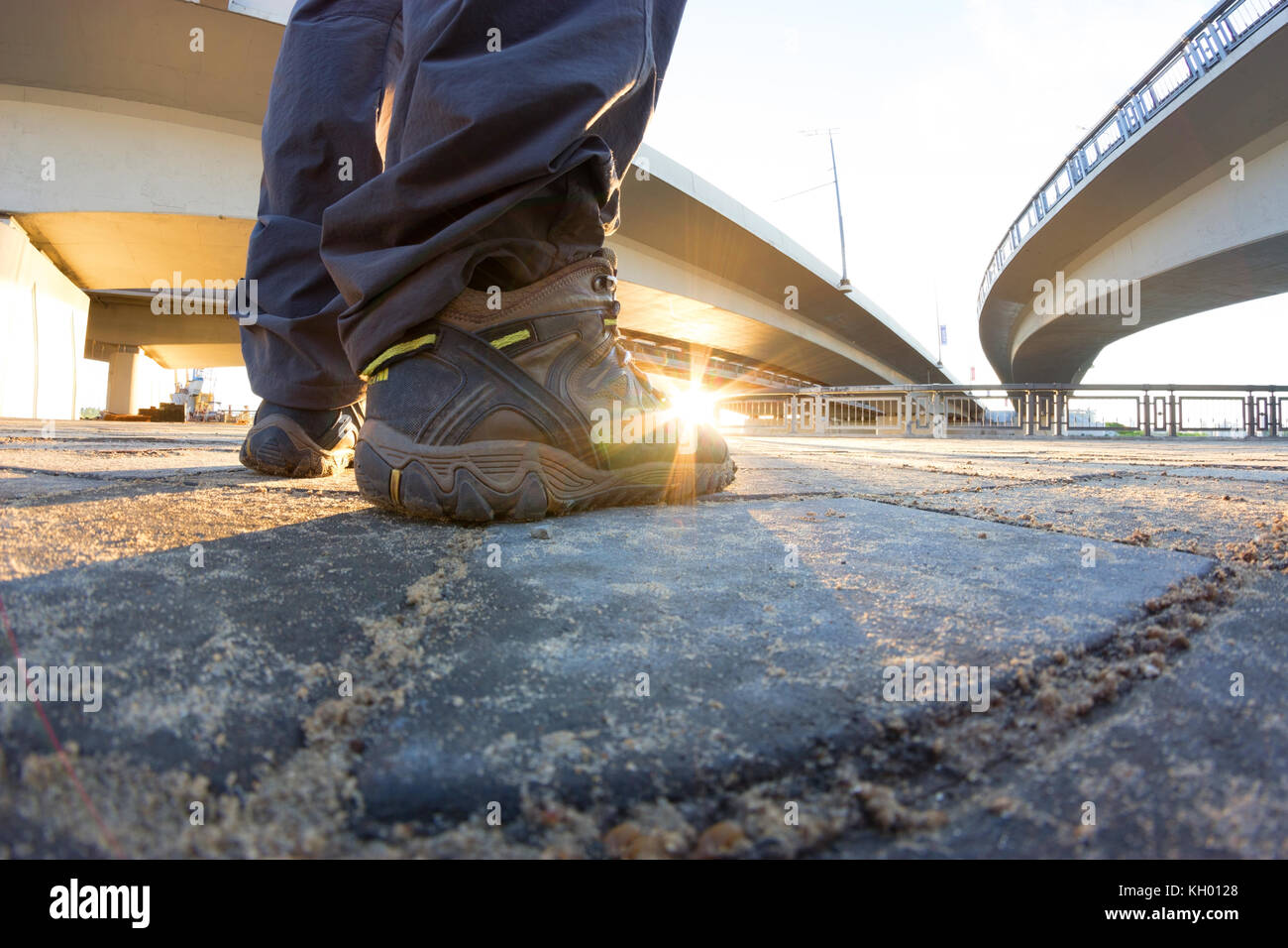 legs of a man in snickers. sport concept Stock Photo - Alamy