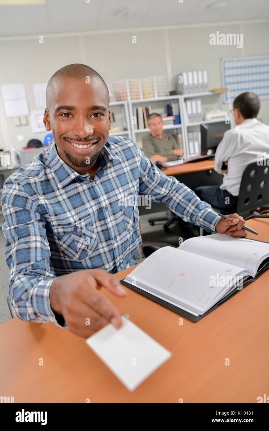 Offering business card hi-res stock photography and images - Alamy