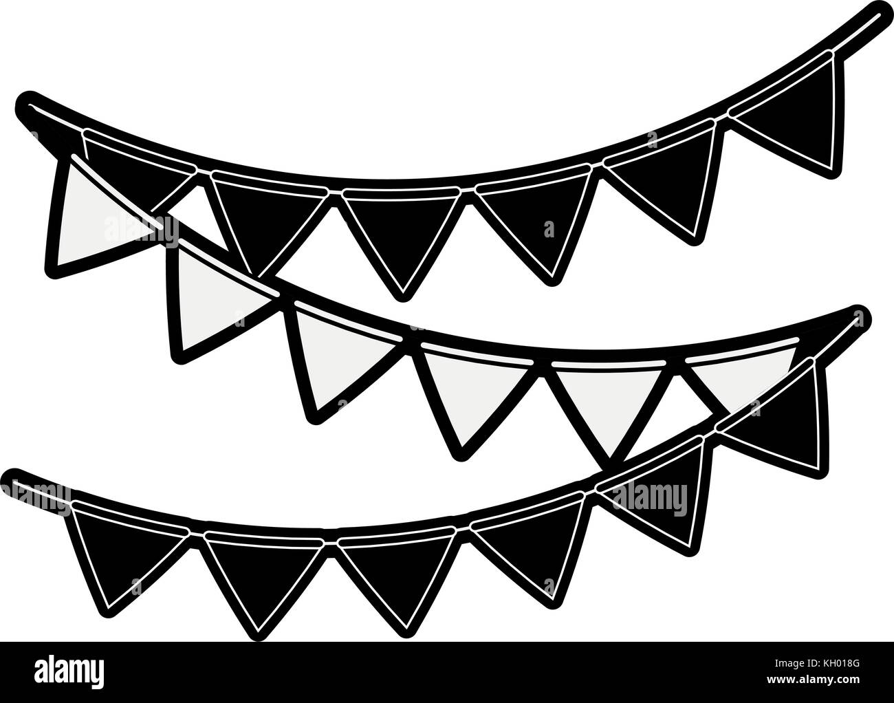 pennats party decoration Stock Vector Image & Art - Alamy