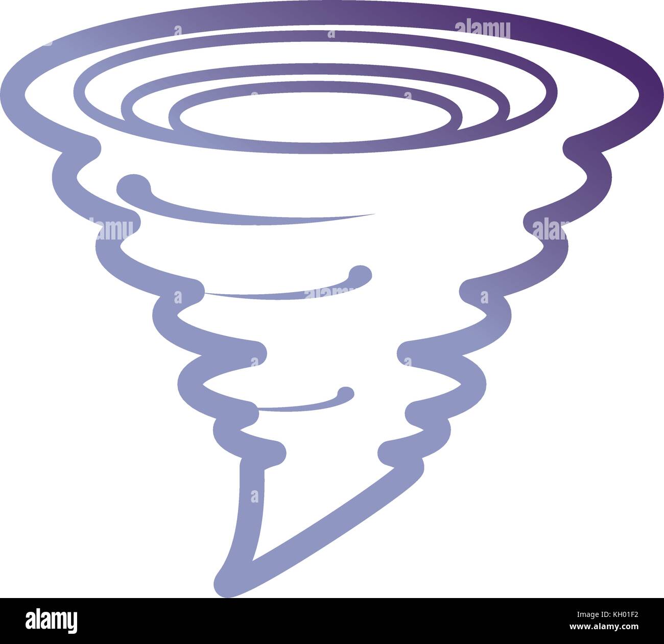 tornado icon over white background vector illustration Stock Vector ...