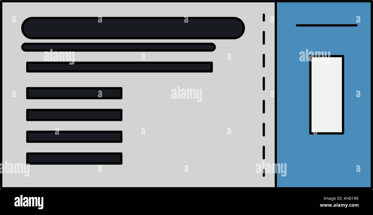 Flight ticket passboard Stock Vector Image & Art - Alamy