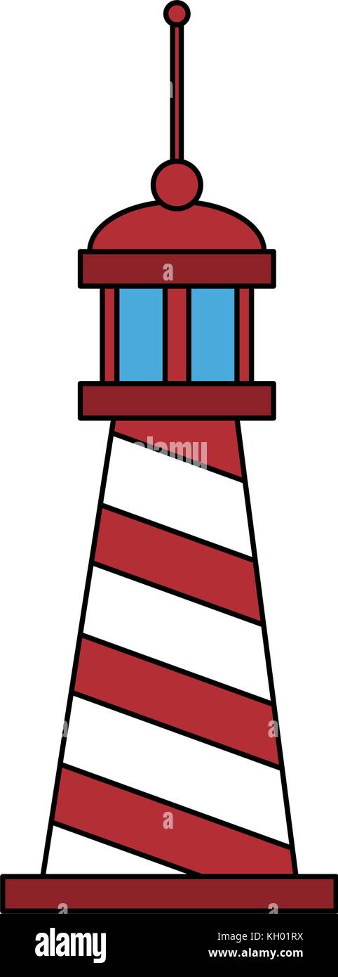 Lighthouse isolated symbol Stock Vector Image & Art - Alamy