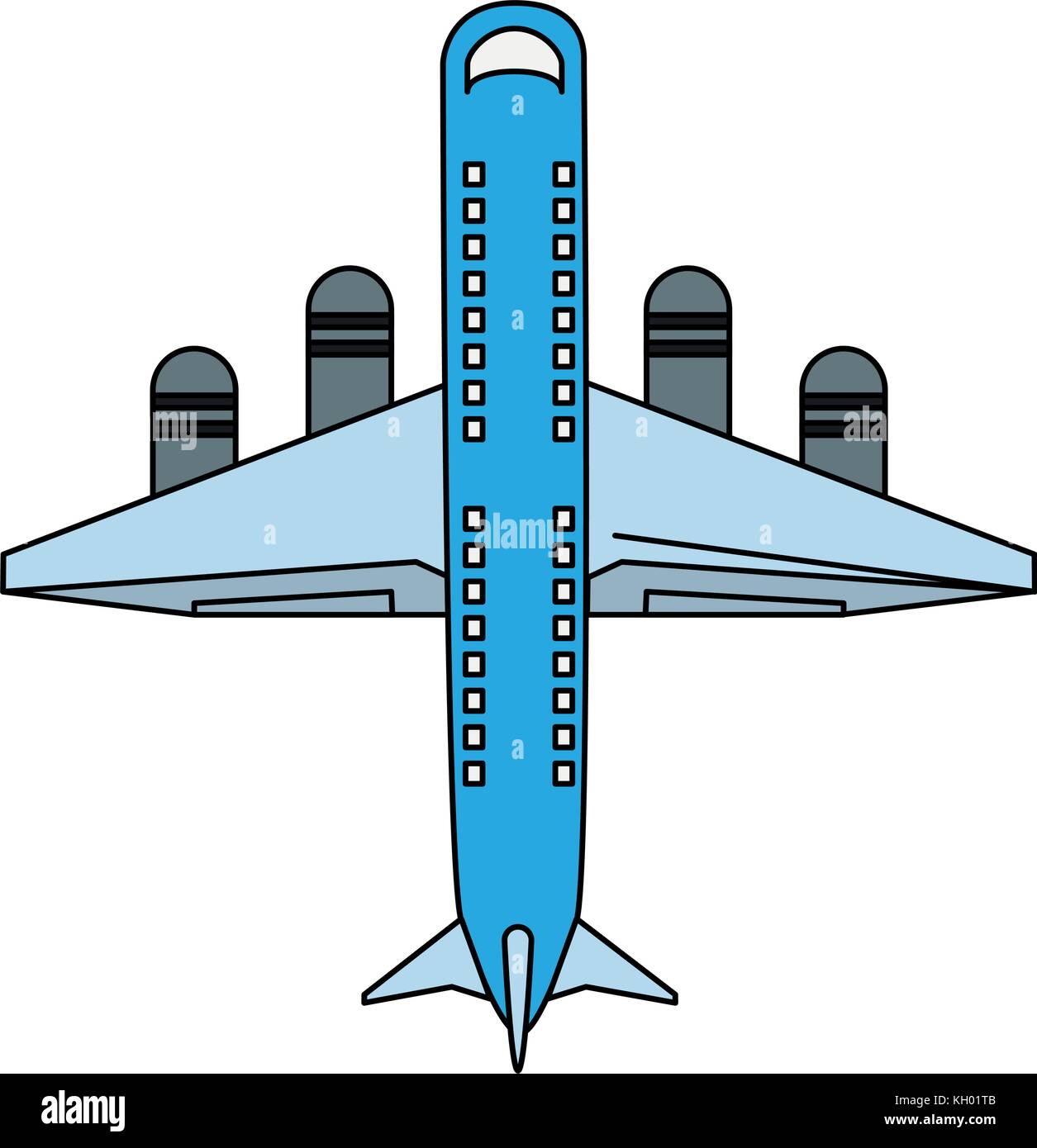 Jet airplane isolated Stock Vector Image & Art - Alamy