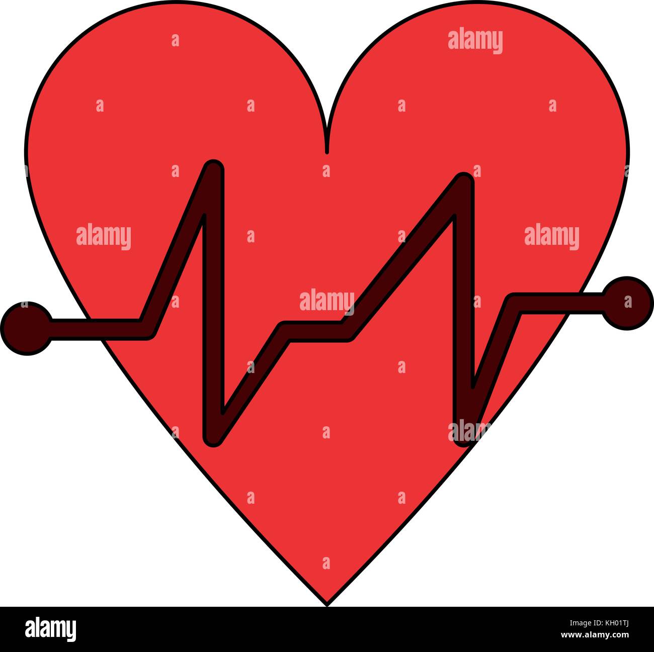 Heart medical symbol Stock Vector Image & Art - Alamy