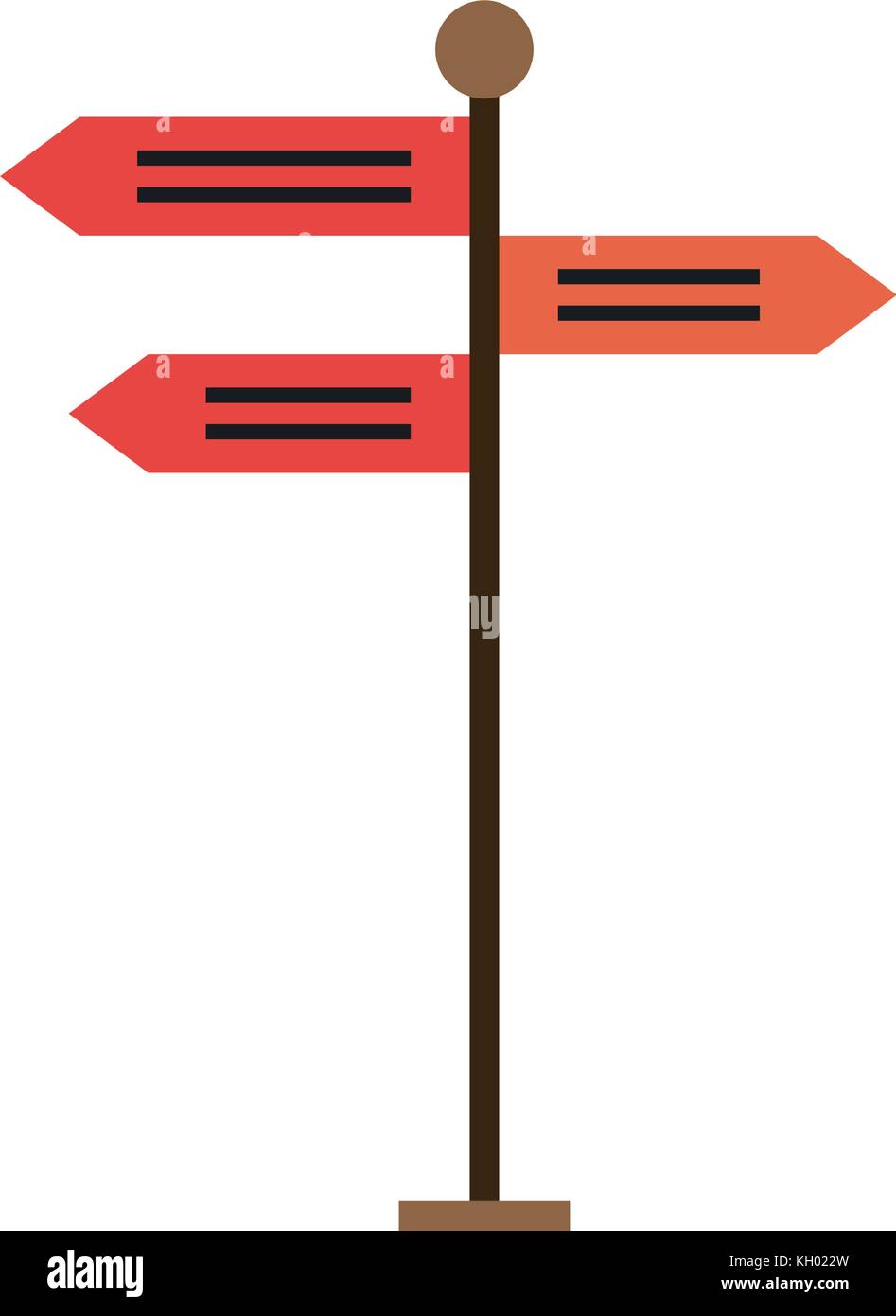 Street signpost isolated Stock Vector Image & Art - Alamy