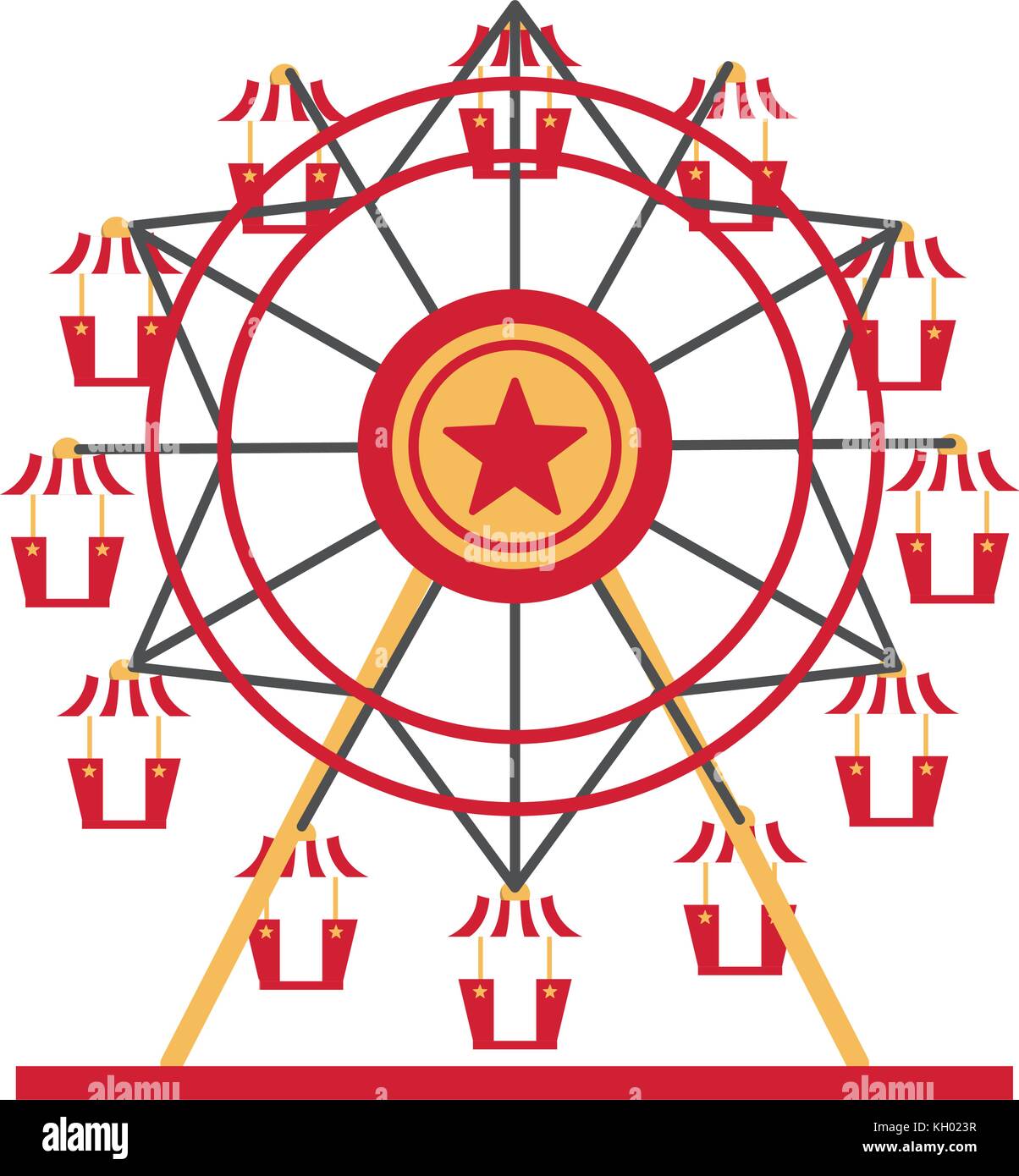 Carnival ferris wheel Stock Vector Image & Art - Alamy