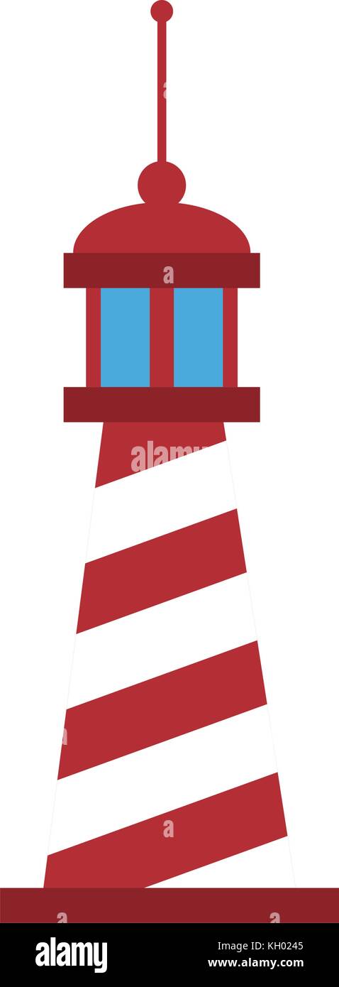 Lighthouse isolated symbol Stock Vector Image & Art - Alamy
